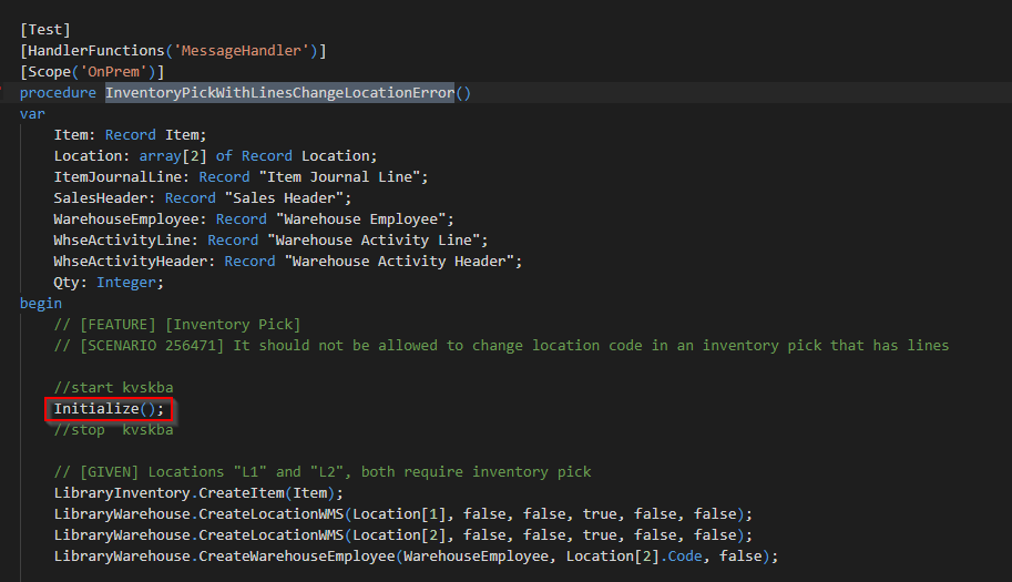 Event Request Application “tests Sm” Codeunit 137162 Scm Warehouse Shipping Iii · Issue