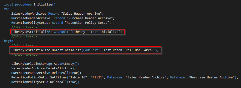 Event Request Application “tests Erm” Codeunit 134065 Test Reten Pol Doc Arch · Issue