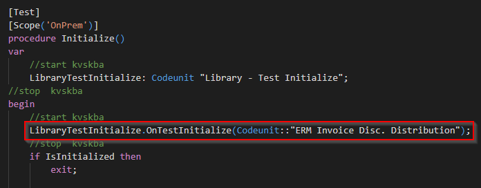Event Request Application Tests Erm” Codeunit 134098 Erm Invoice Disc Distribution