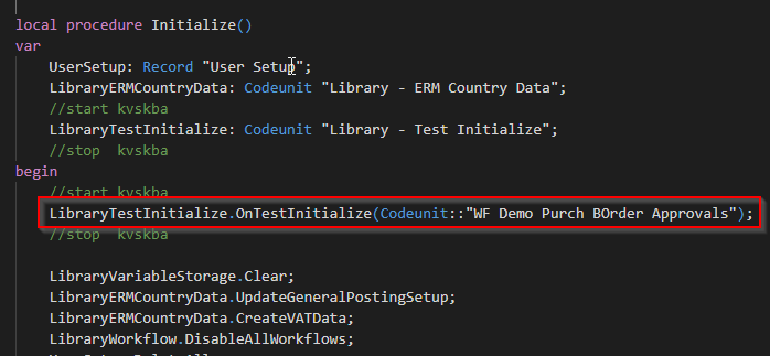 [Event Request]Application “Tests-Workflow”, 134183 "WF Demo Purch ...