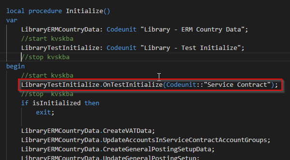 Event Request Application Tests Erm” Codeunit 136100 Service Contract · Issue 8215