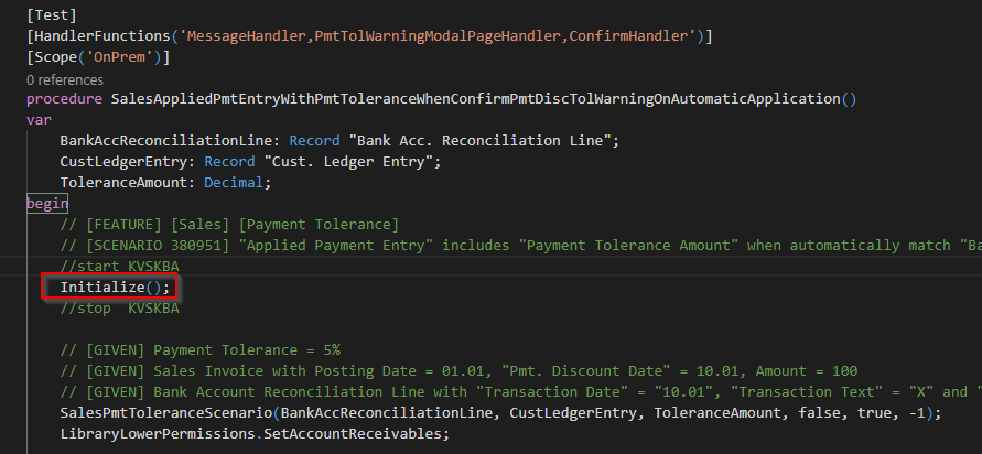 [Event Request] Base Application, Codeunit 134262 "Bank Pmt. Appl. Tolerance · Issue #8379 ...