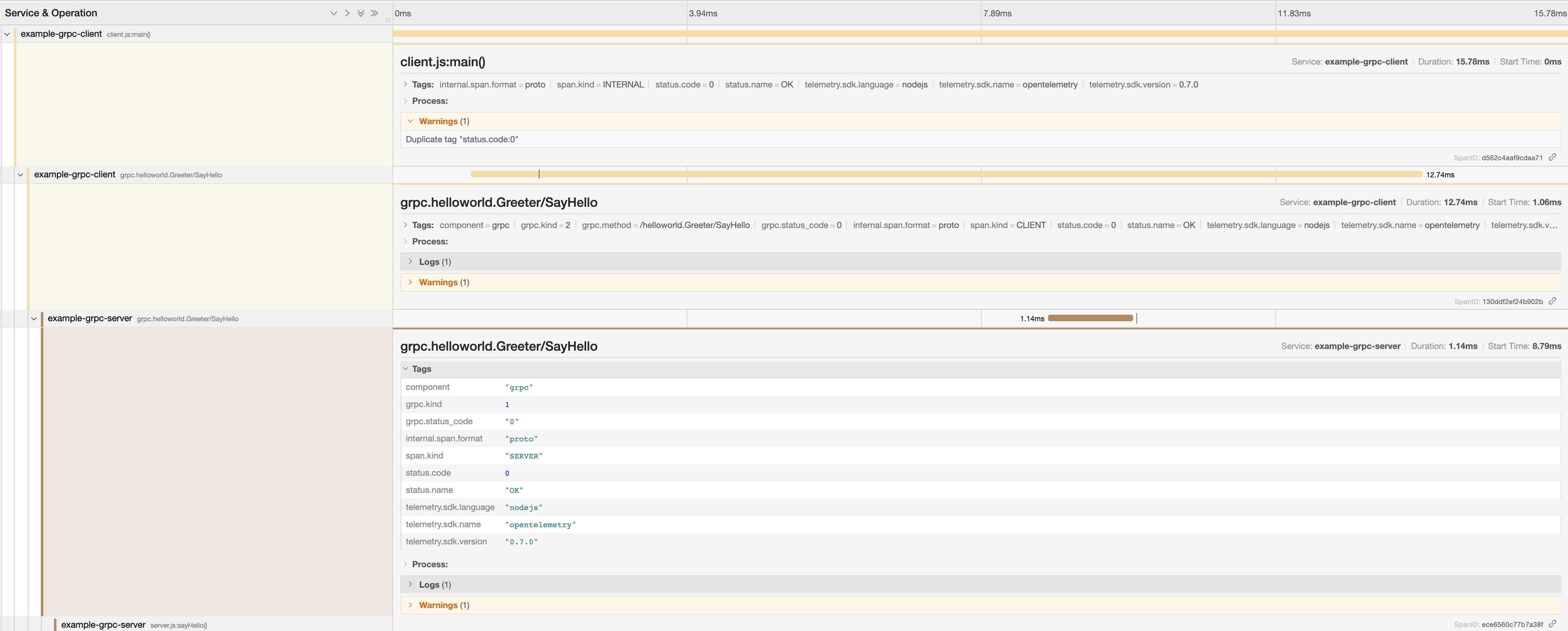 Duplicate span.kind tag warnings in Jaeger UI · Issue #878 · open-telemetry/opentelemetry ...