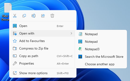 Duplicate Entry For Open With Notepad In Windows 11 · Issue 4701 · Rizonesoftnotepad3 · Github 1551