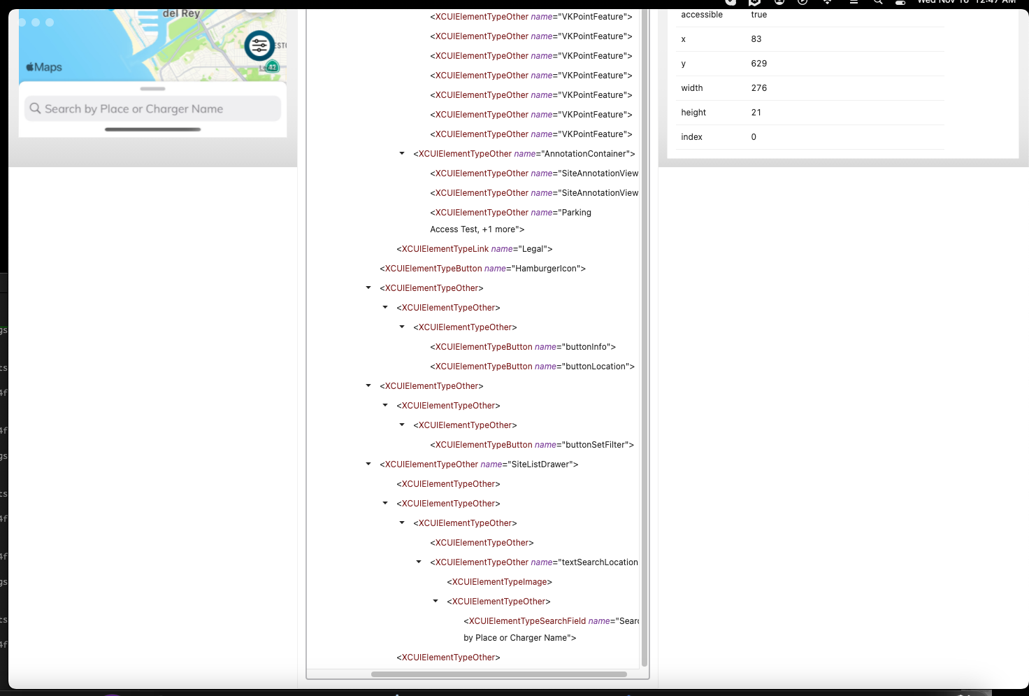 The App Source section is small on start, but when there's too many elements it scrolls the ...