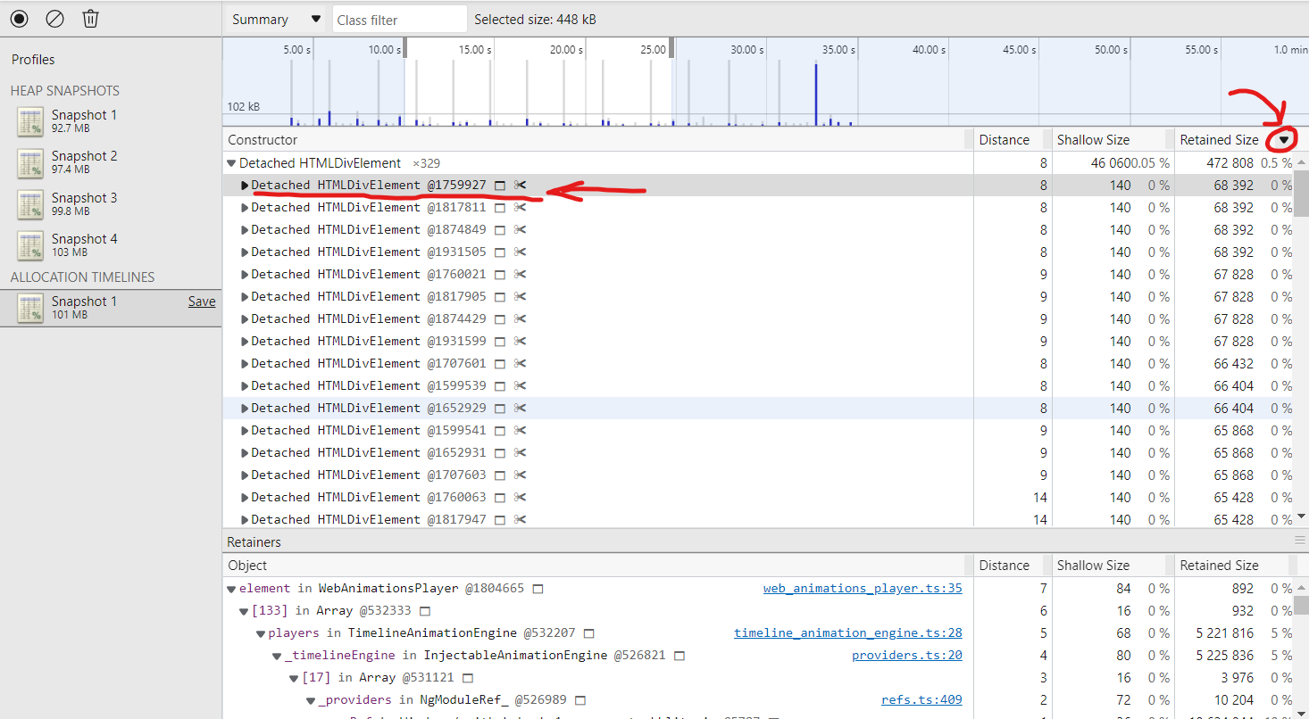 Possible memory leak when opening Dialogs several times · Issue #11086 · IgniteUI/igniteui ...