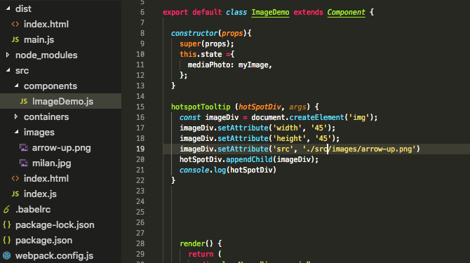 How to custom the 'Hotspot' icon · Issue #33 · farminf/pannellum-react · GitHub