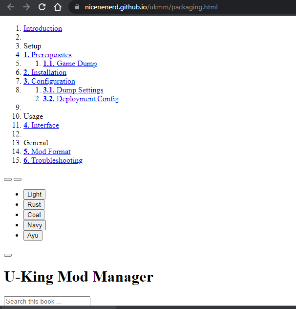 "Help" button leads to wrong page · Issue #4 · NiceneNerd/UKMM · GitHub