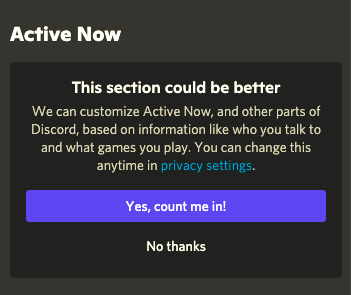 Active Now Does Nothing · Issue #74 · spacebarchat/spacebarchat · GitHub