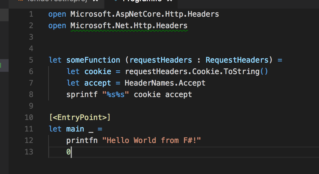 Unused open statement showing wrong information · Issue #670 · ionide/ionide-vscode-fsharp · GitHub