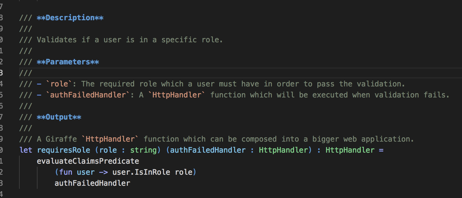 XML comments not formatted anymore · Issue #885 · ionide/ionide-vscode-fsharp · GitHub
