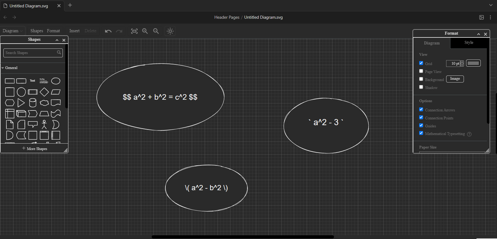 Mathematical Typesetting not Rendering in Editor or Preview · Issue #76 · zapthedingbat/drawio ...