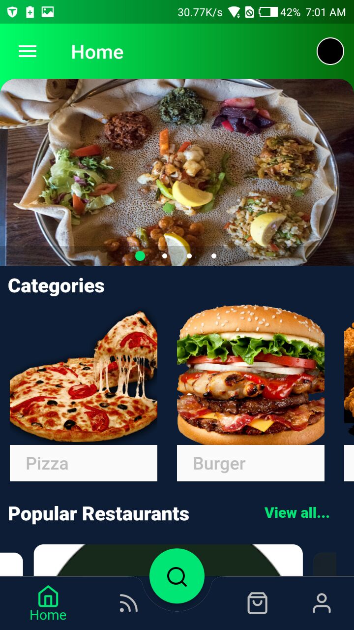 GitHub - Cyb3r7ron/Engocha-Delivery: A food delivery app made by ...