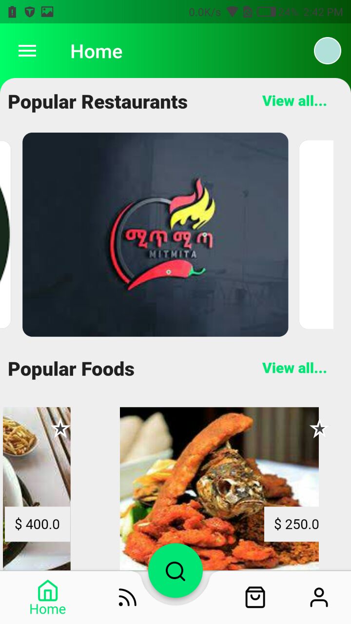 GitHub - Cyb3r7ron/Engocha-Delivery: A food delivery app made by ...