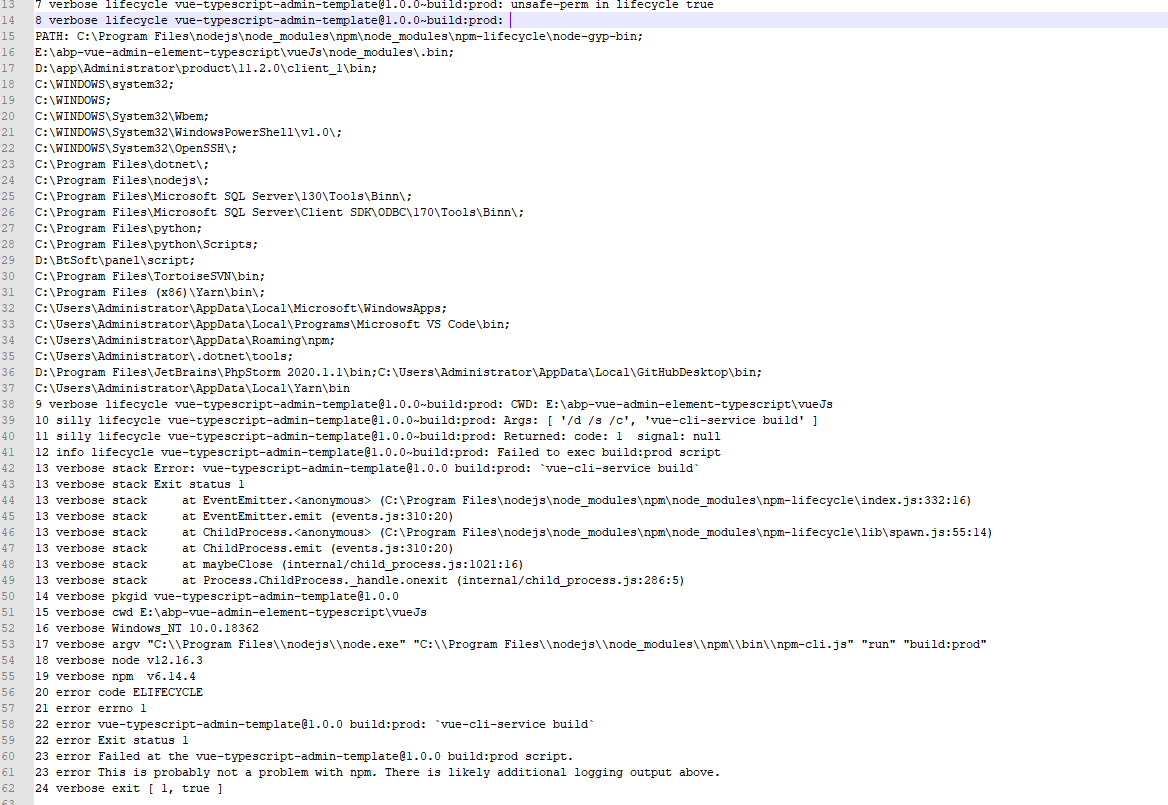 npm run build:prod报错 · Issue #53 · colinin/abp-next-admin · GitHub