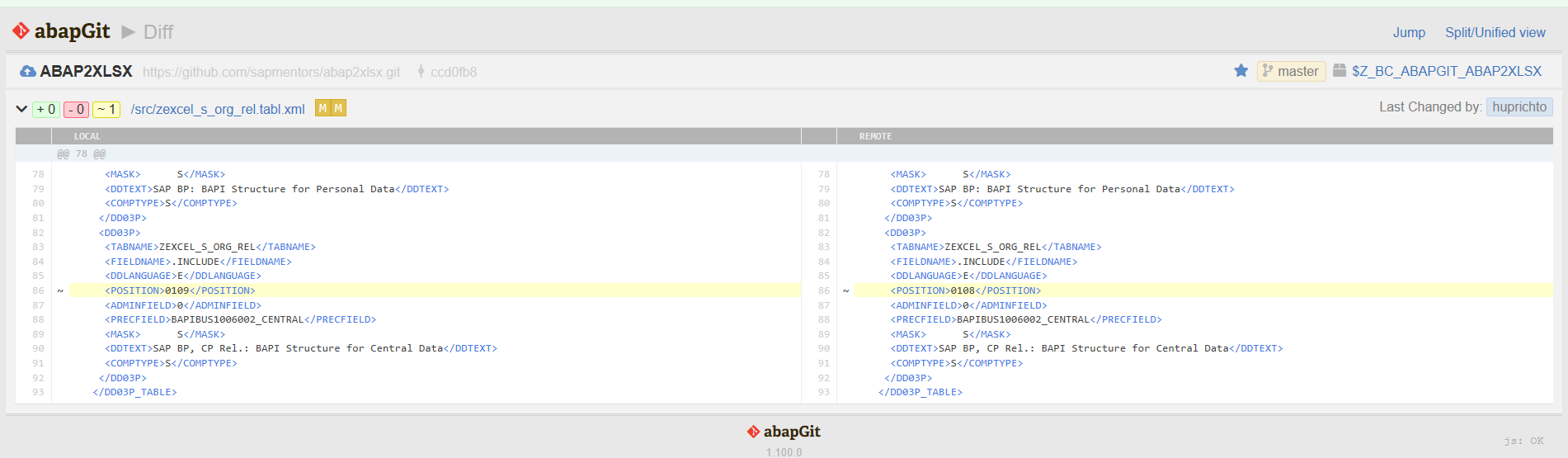 Pull Repo: ERROR while importing Object [...] from the DB · Issue #729 · abap2xlsx/abap2xlsx ...