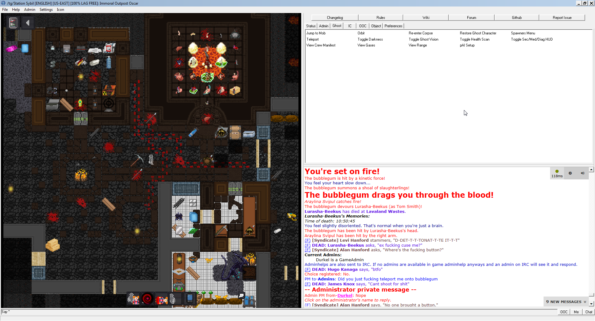 Bubblegum's blood drag range is way too much, also picks targets they ...