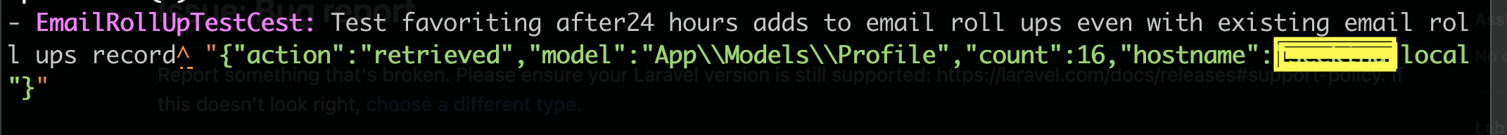 Illegal String Offset Count Under Modelwatcher · Issue 1068 · Laraveltelescope · Github