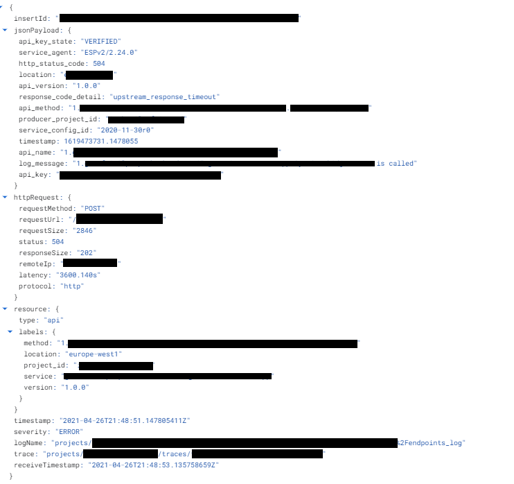 Cloud Run ESPv2 timed out even though Cloud function returned with 200 response · Issue #503 ...