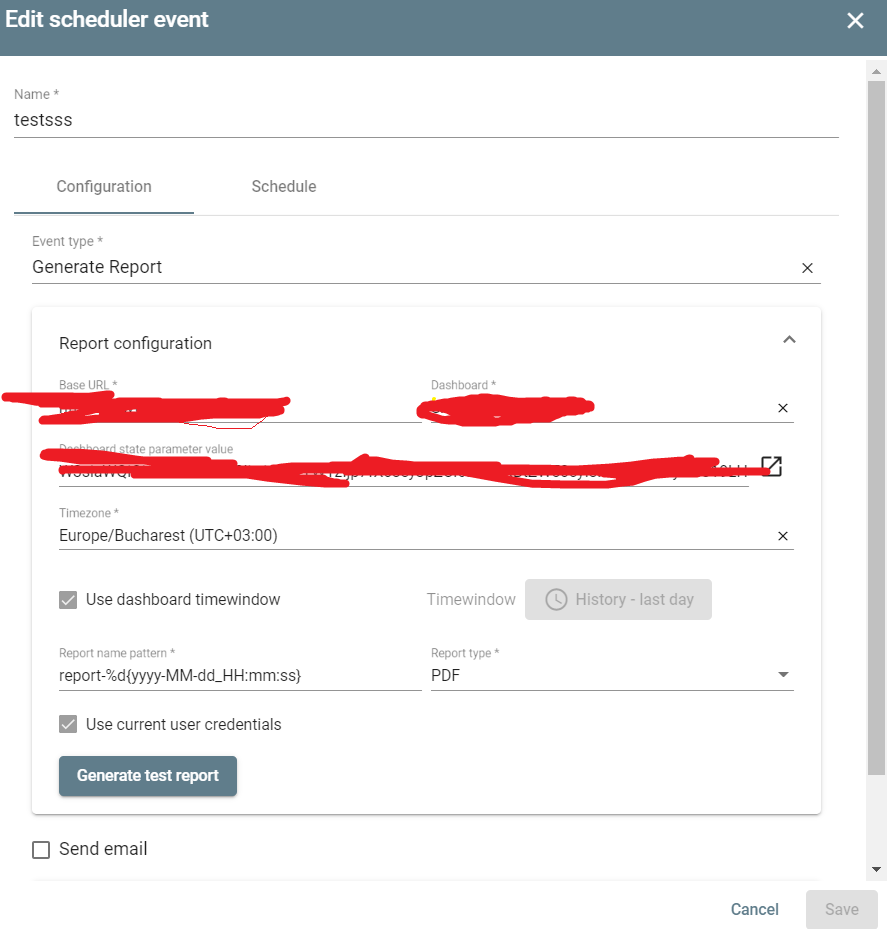 Generate Report Dynamically Dashboard State Code Generator · Issue 4370 · Thingsboard