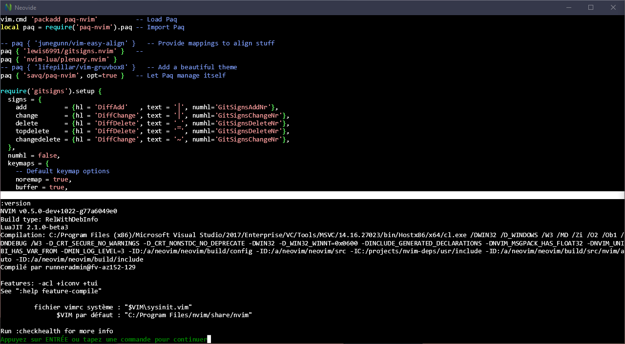 Works under windows? · Issue #61 · lewis6991/gitsigns.nvim · GitHub