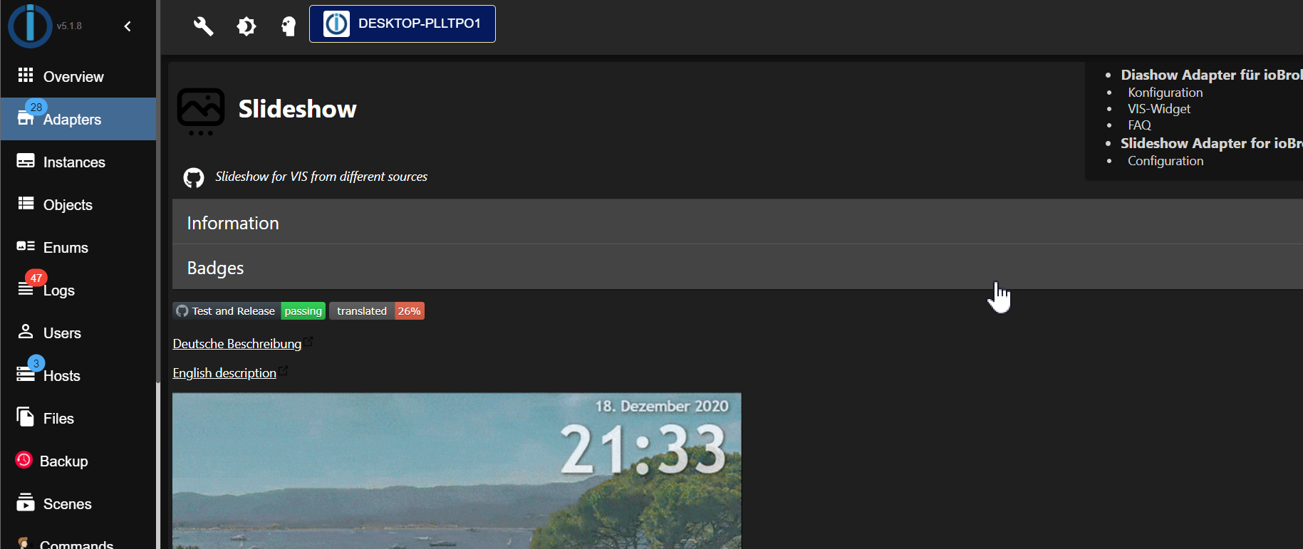Problem with Readme when Branch is main · Issue #982 · ioBroker/ioBroker.admin · GitHub