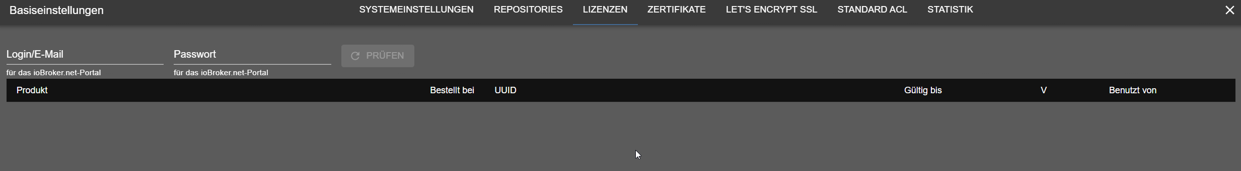 ioBroker.net License management · Issue #1188 · ioBroker/ioBroker.admin · GitHub