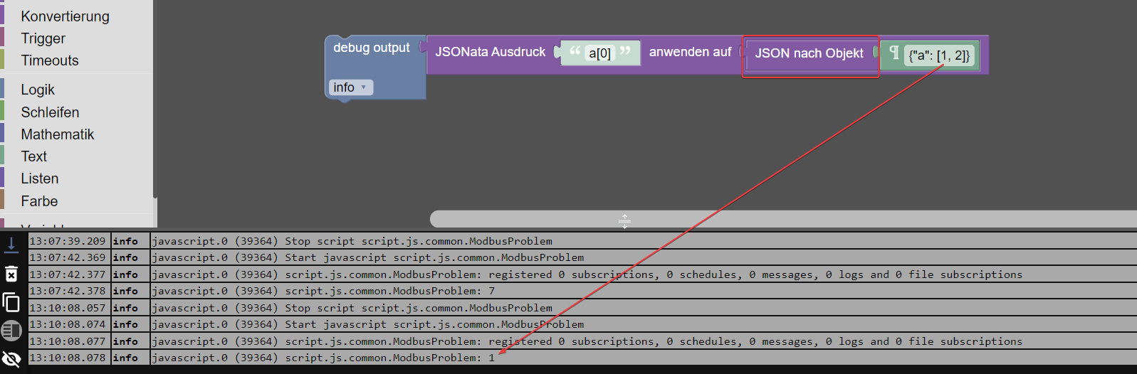 After Upgrade to 6.2.0 - JSON Ausdruck dosn't work any more · Issue ...