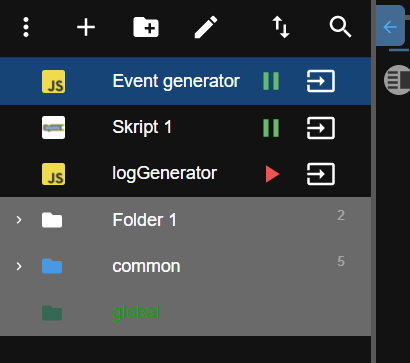 Script Tab: Show Folders above scripts · Issue #357 · ioBroker/ioBroker.javascript · GitHub