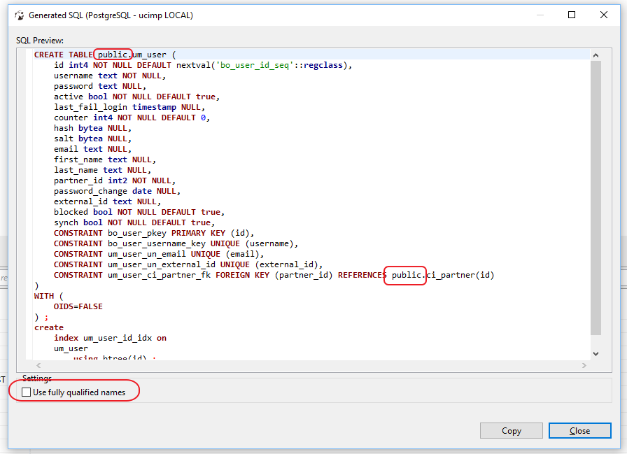 Omit schema name in Generate SQL · Issue #2327 · dbeaver/dbeaver · GitHub