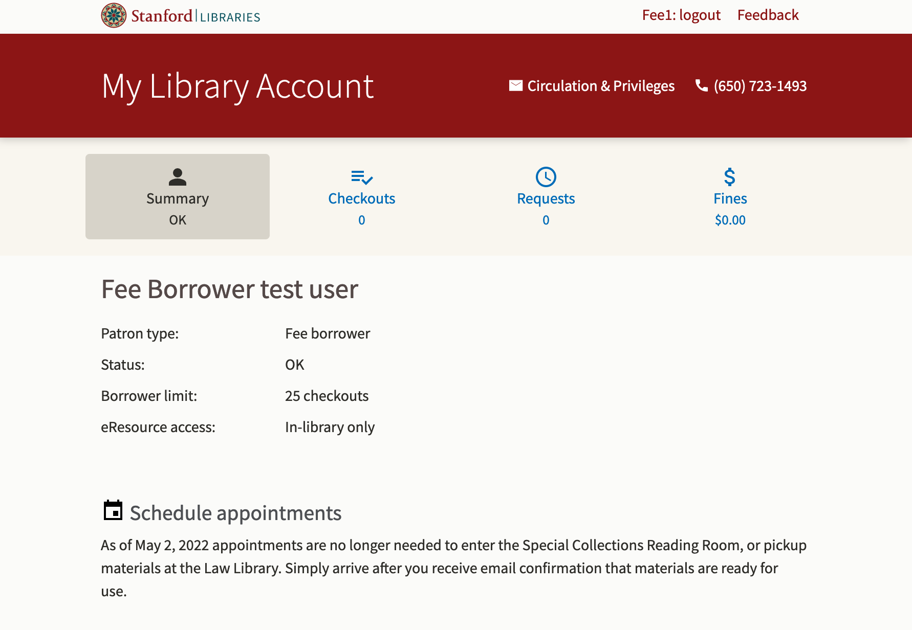 For 5/2/22: Replace appointment links with short term user message; then remove entirely in ...