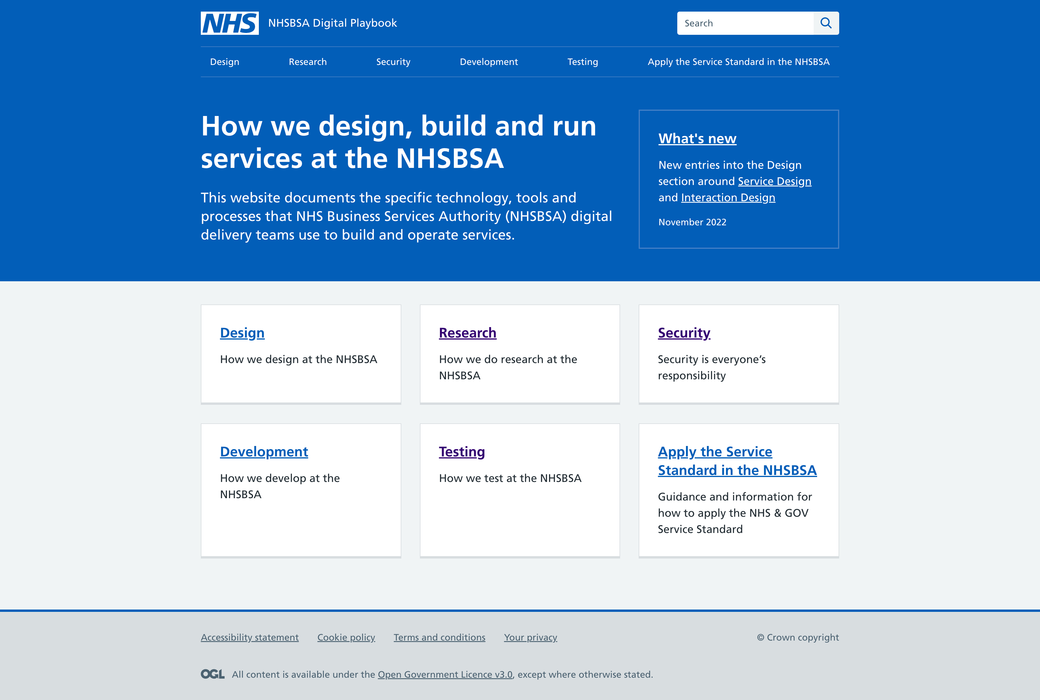 Improve navigation · Issue #124 · nhsbsa/nhsbsa-digital-playbook · GitHub