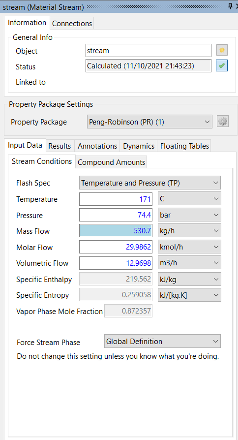 [Bug] negative density for liquid fraction of a mixed phase stream · Issue #212 · DanWBR/dwsim ...