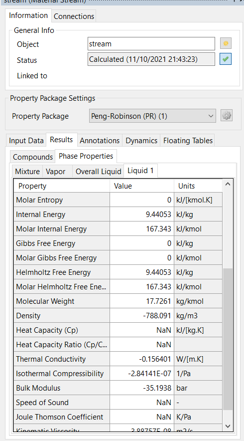 [Bug] negative density for liquid fraction of a mixed phase stream · Issue #212 · DanWBR/dwsim ...
