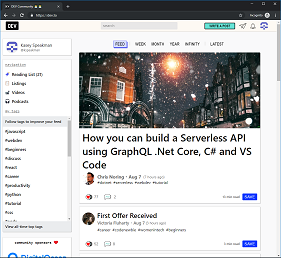 Posts on front page do not load until scrolled down · Issue #1805 · forem/forem · GitHub