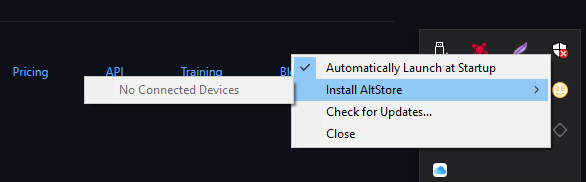 AltStore not showing my phone as connected. · Issue #784 · altstoreio/AltStore · GitHub