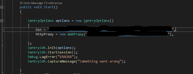 Can not configure for using PROXY · Issue #1134 · getsentry/sentry-unity · GitHub
