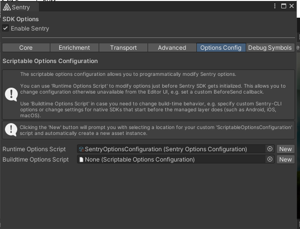 Can not configure for using PROXY · Issue #1134 · getsentry/sentry-unity · GitHub