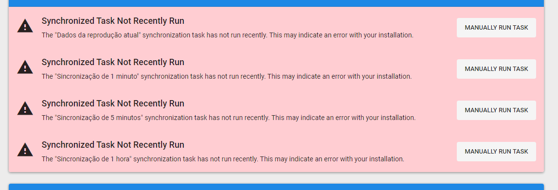 Problems with Synchronized Task · Issue #4500 · AzuraCast/AzuraCast · GitHub