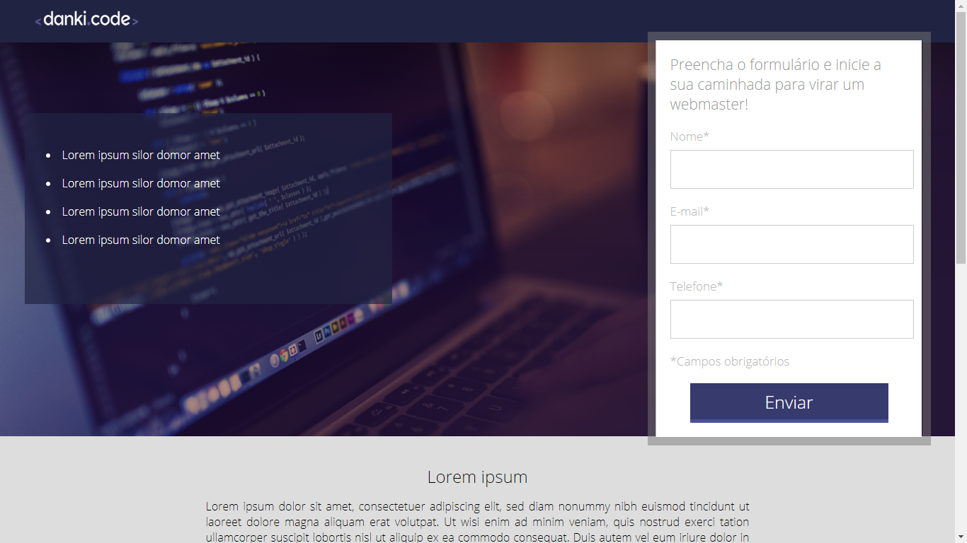 GitHub - RitaLima23/LANDINGPAGE_DANKICODE: Primeiro projeto criado para ...