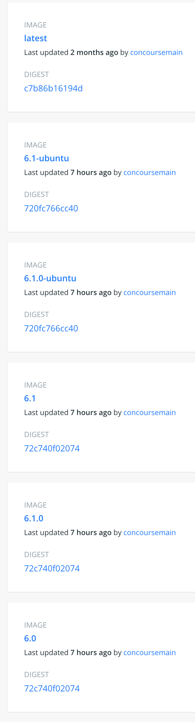 Docker image tags not updated correctly · Issue #5591 · concourse/concourse · GitHub