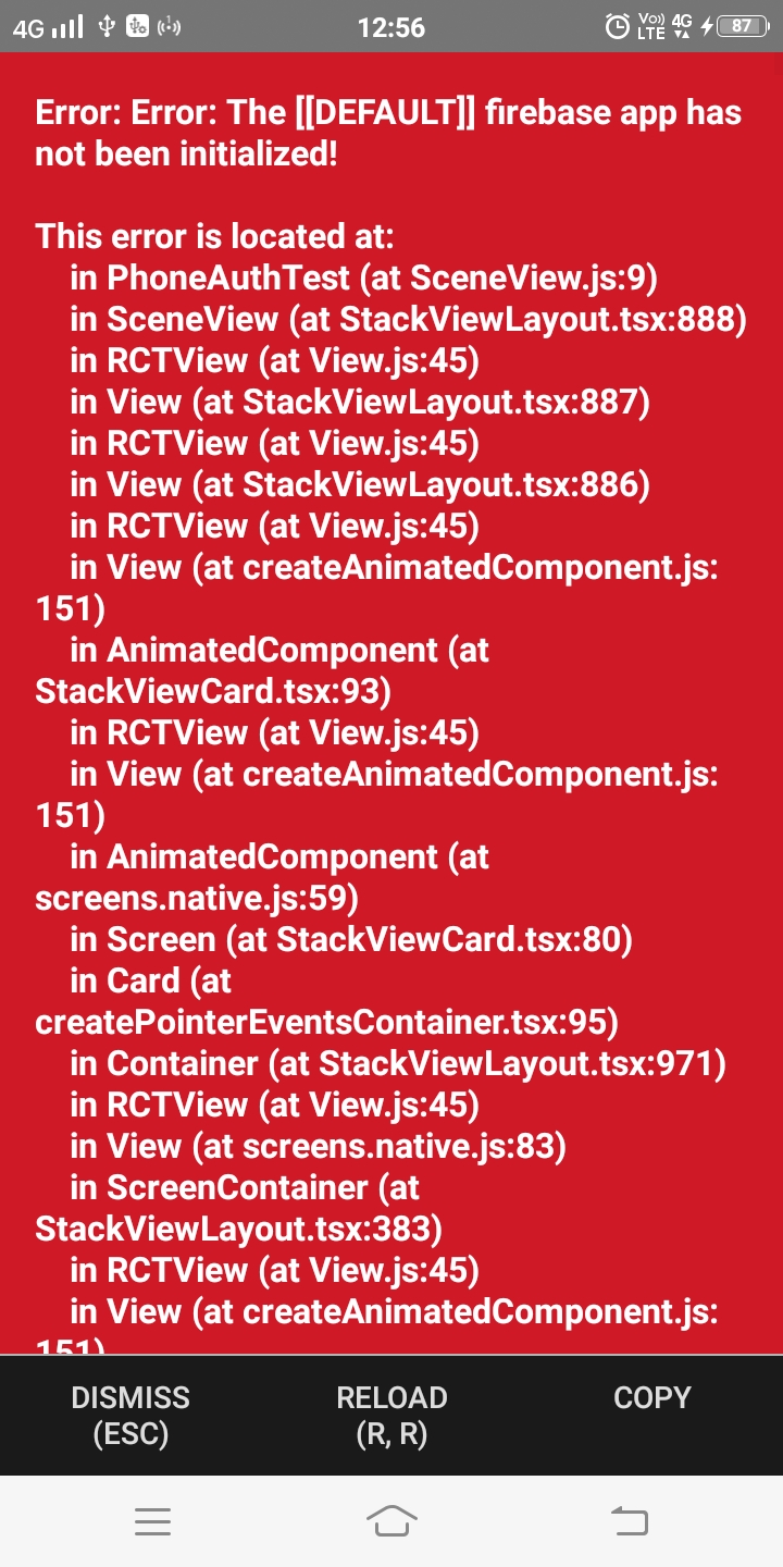 The [[DEFAULT]] firebase app has not been initialized! · Issue #2187 · invertase/react-native ...