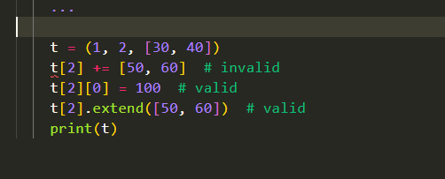 python 元组里的数组可以改变吗 · Issue #160 · 981377660LMT/ts · GitHub