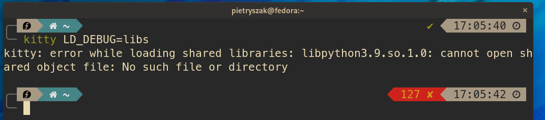 Fedora 35 libpython3.9.so.1.0 · Issue #4299 · kovidgoyal/kitty · GitHub