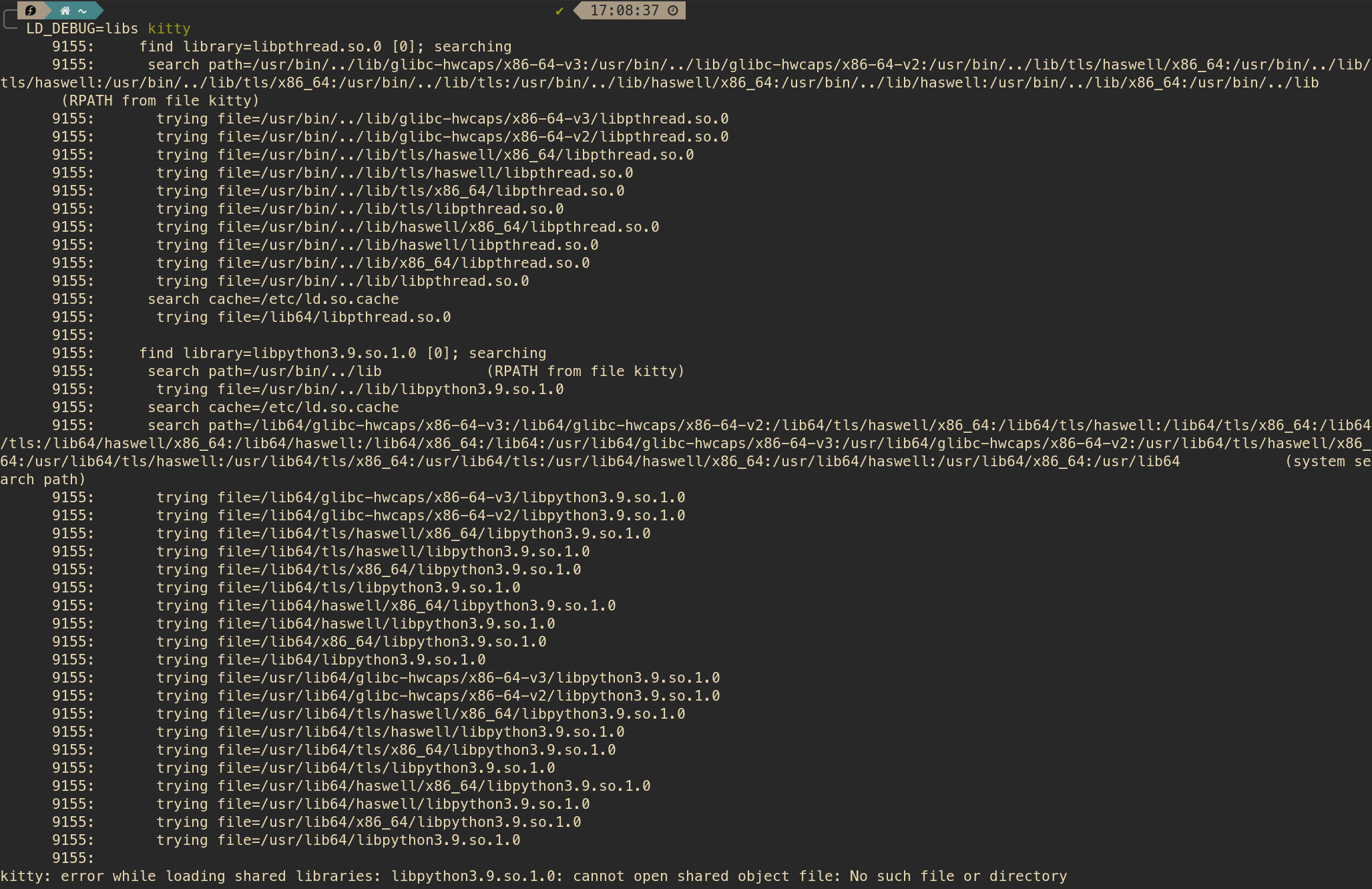 Fedora 35 Libpython3 9 So 1 0 · Issue 4299 · Kovidgoyal Kitty · Github