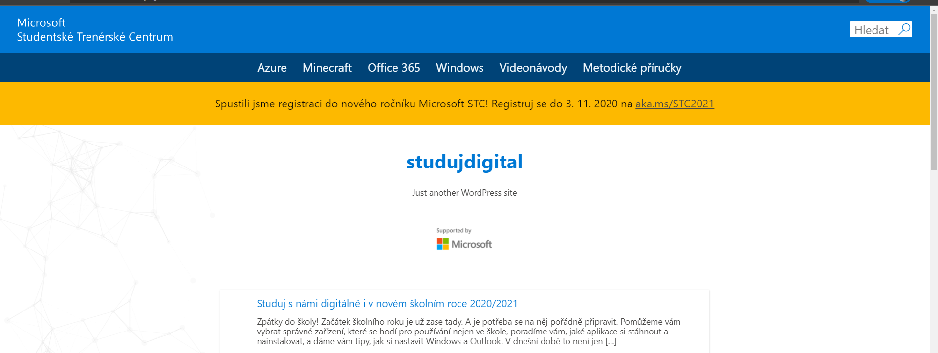 Banner with invitation to STC 2020 · Issue #28 · StudentTraineeCenter/stcblog-wp · GitHub