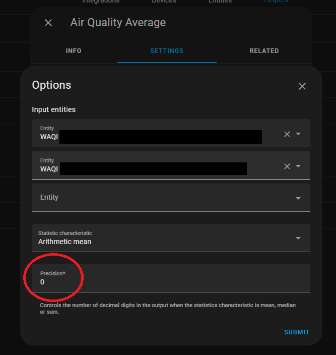 Combine the state of several sensors with Precision of 0 not working properly · Issue #83557 ...