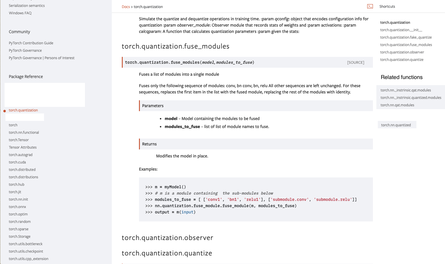 navigation for PyTorch Quantization · Issue #26308 · pytorch/pytorch · GitHub