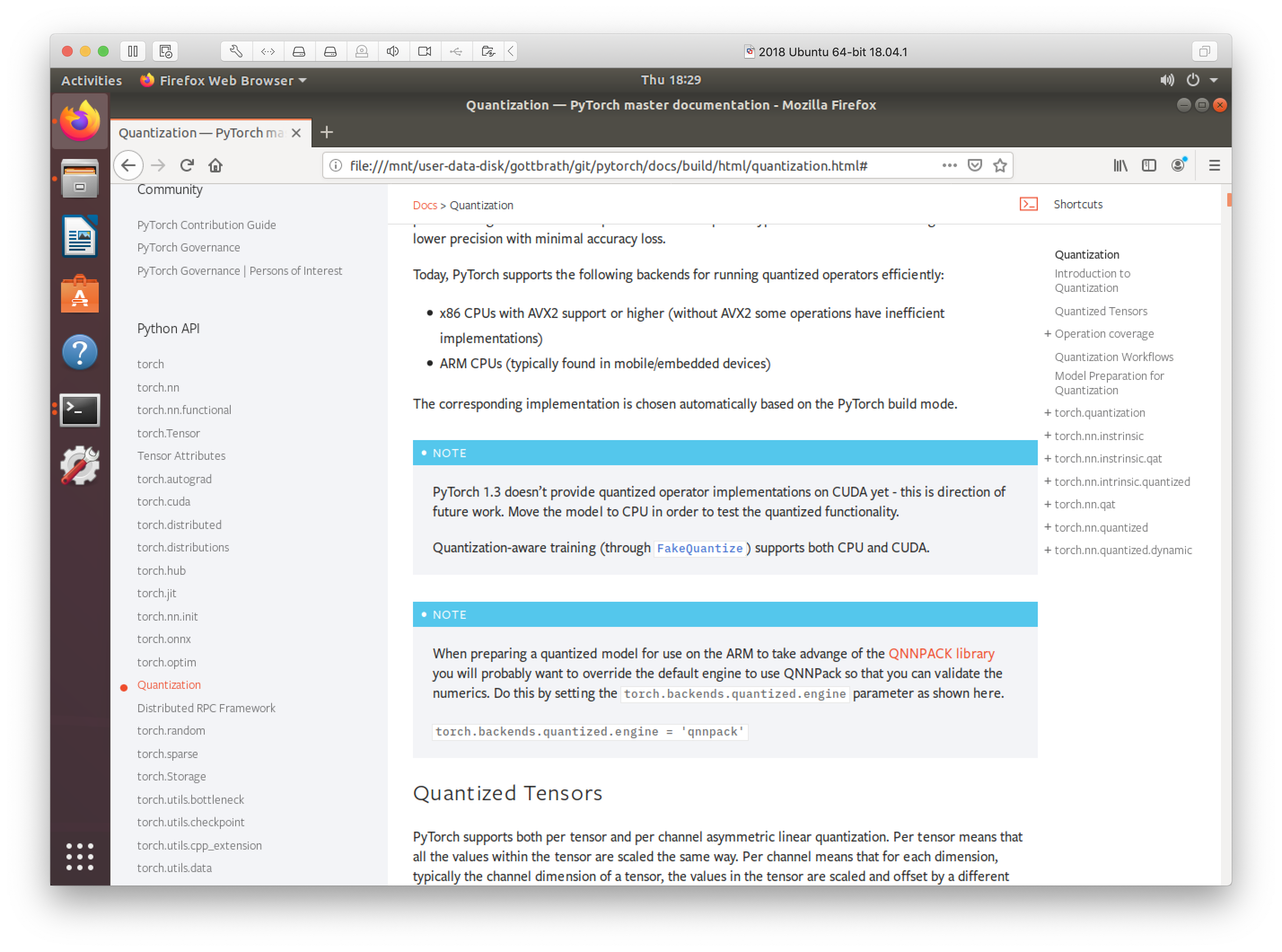 add discussion about QNNPACK to quantization doc page · Issue #29735 · pytorch/pytorch · GitHub