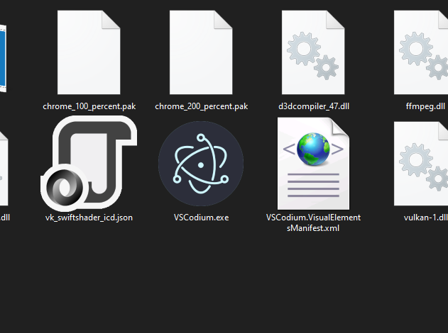 Compiled vscodium has incorrect electron icon. · Issue #1448 · VSCodium/vscodium · GitHub